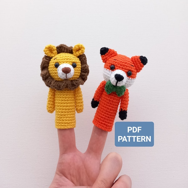 Fox Finger Puppet - Etsy