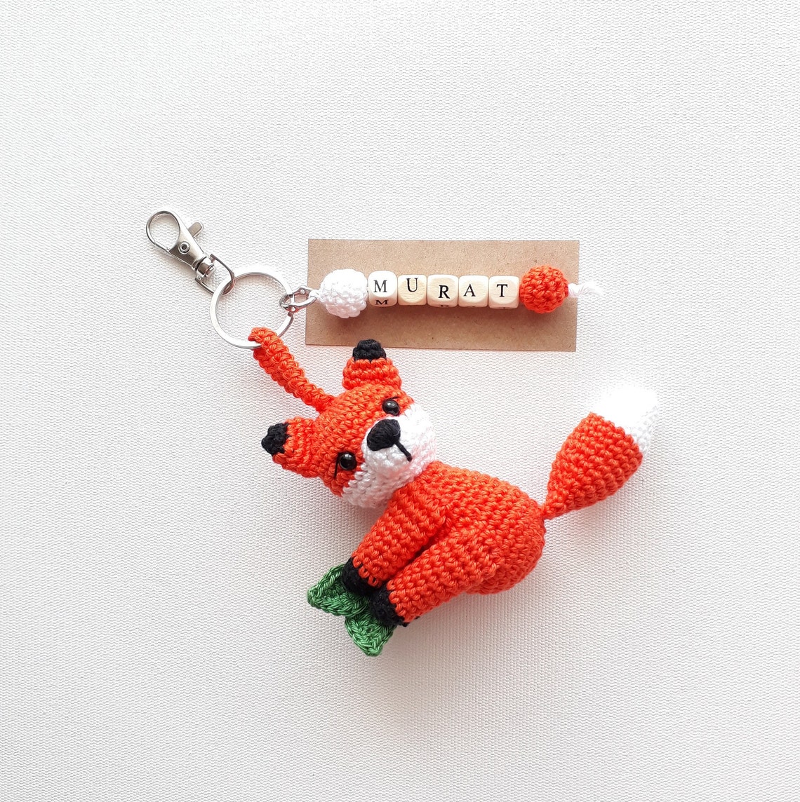 Crochet Fox Bookmark Crochet Fox Keychain Amigurumi Fox - Etsy