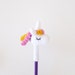Crochet Pencil Toppers, Animal Pencil Toppers, for Best Gift, for Book ...