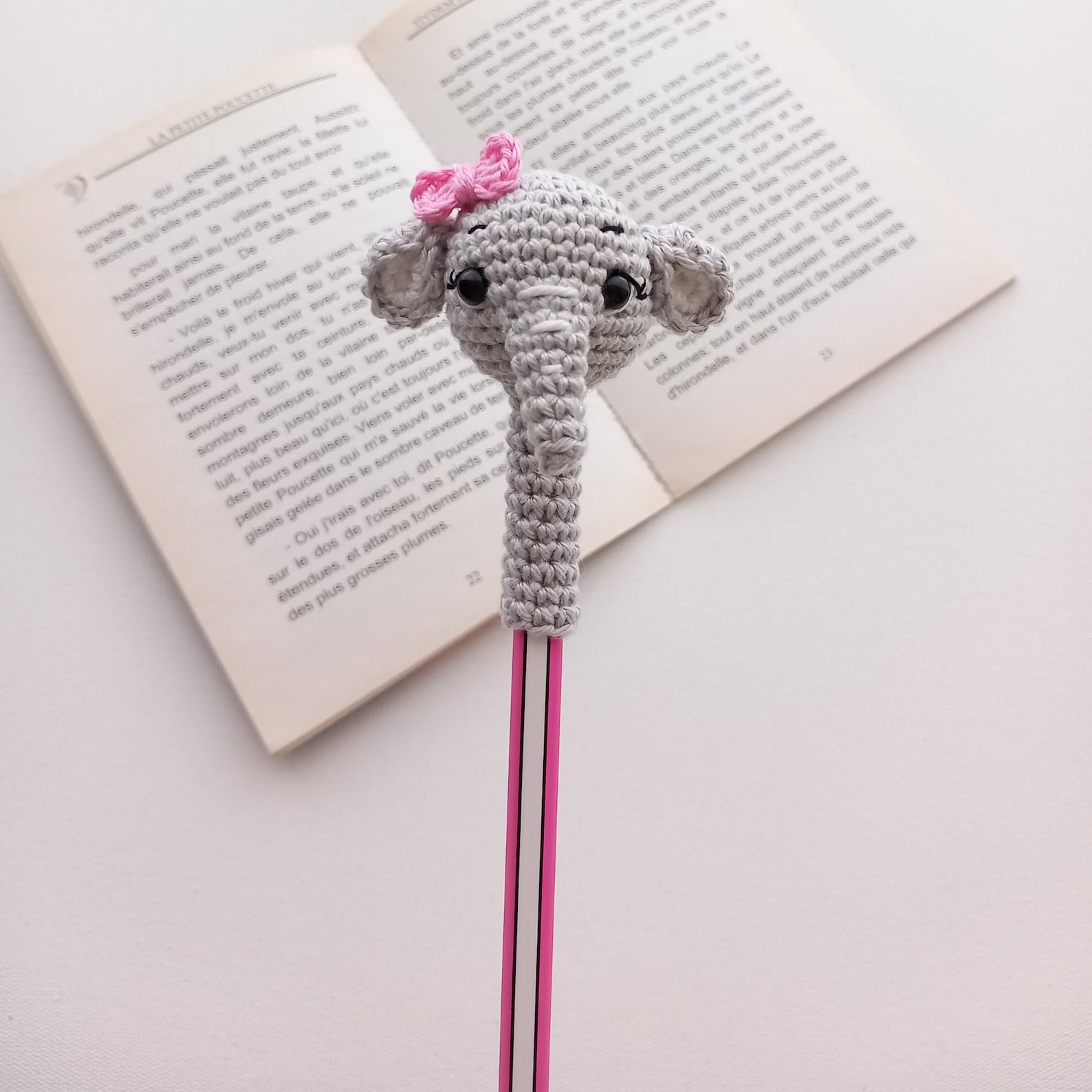 Crochet Unicorn Pencil Topper Pattern, Crochet Elephant Pencil Topper ...