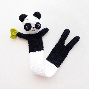 Crochet Pattern PDF / Panda Bookmark Pattern / Panda Bookmark Crochet ...