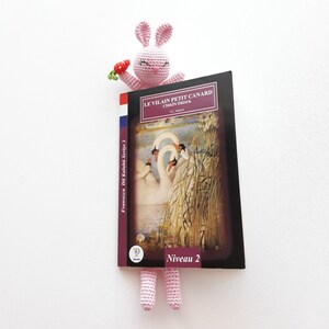 Crochet Bookmark, Rabbit Bookmark, Amigurumi Rabbit Bookmark, Animal ...