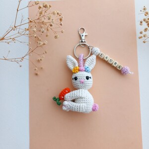 Crochet Rabbit Bookmark, Amigurumi Rabbit Bookmark, Rabbit Pencil ...