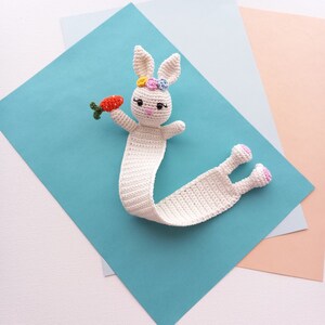Crochet Pattern PDF / Crochet Rabbit Bookmark Pattern / Crochet Bunny ...