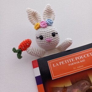 Crochet Pattern PDF / Crochet Rabbit Bookmark Pattern / Crochet Bunny ...
