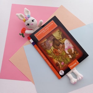 Crochet Pattern PDF / Crochet Rabbit Bookmark Pattern / Crochet Bunny ...