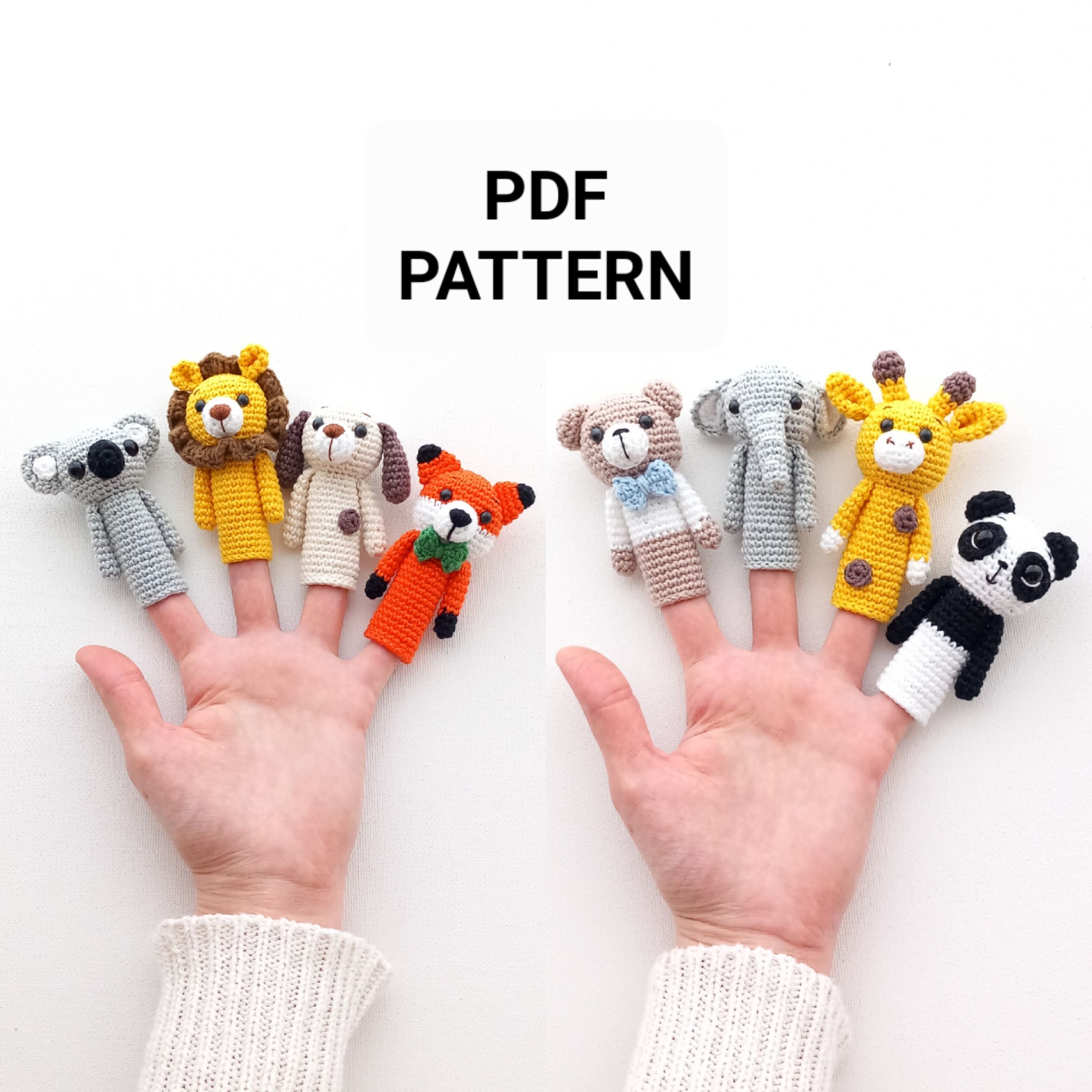 Crochet Finger Puppets Free Pattern Amigurumi Teletubbies Finger