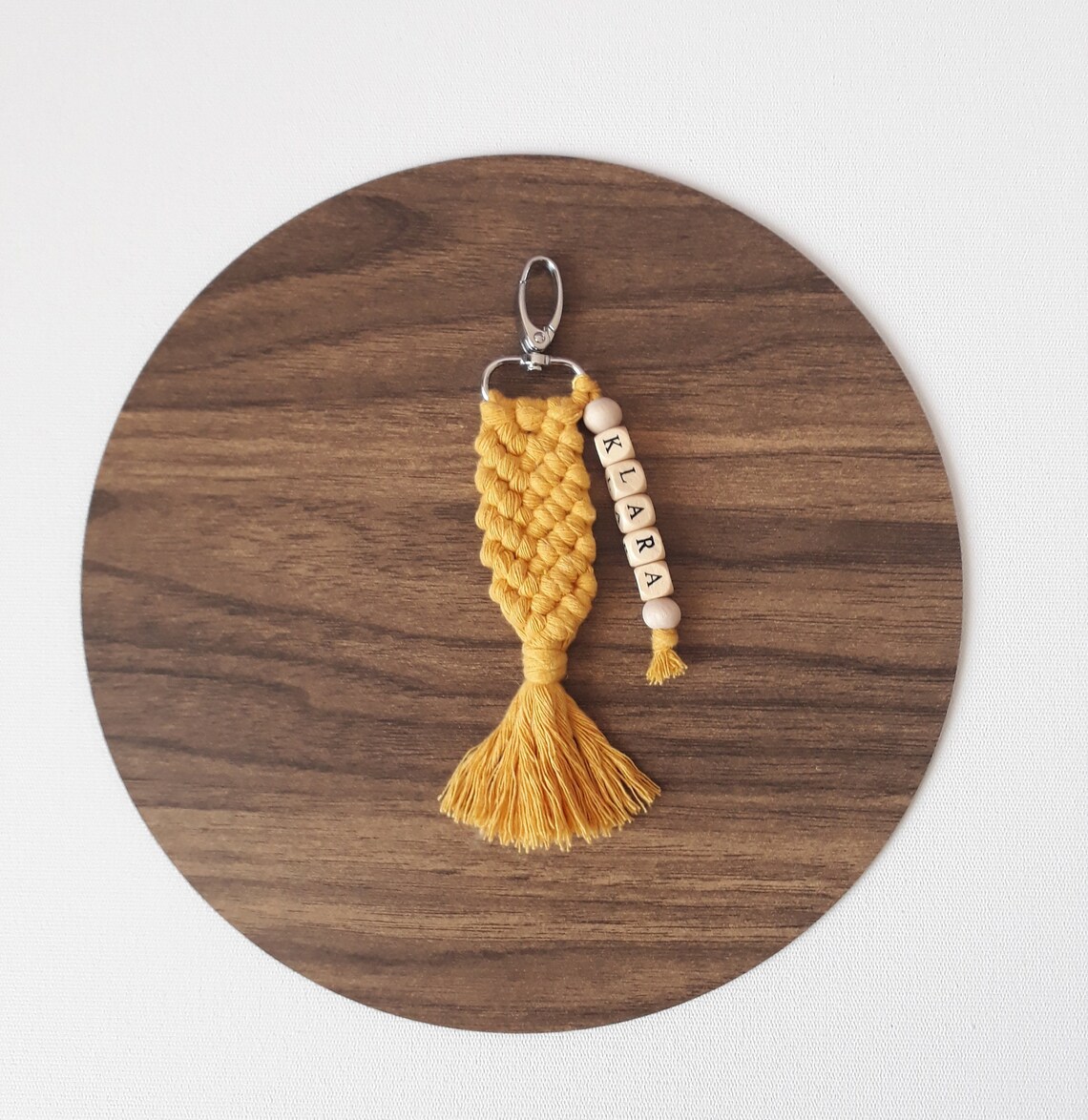 Macrame Keychain / Macrame / Keychain / Personalized Gift / - Etsy