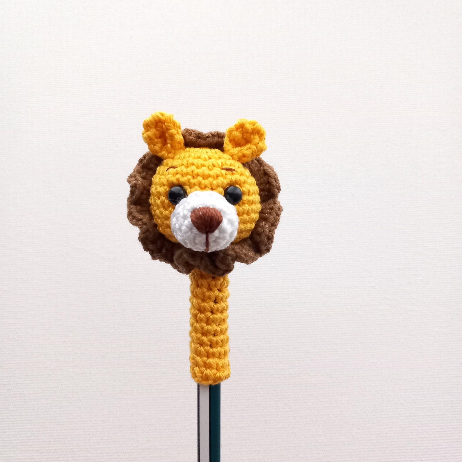 Crochet Unicorn Pencil Topper Pattern, Crochet Elephant Pencil Topper ...