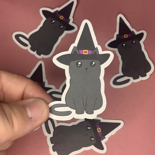 Meh Cat Vinyl Sticker Cat Gift Cat and Animal Lover Gift | Etsy