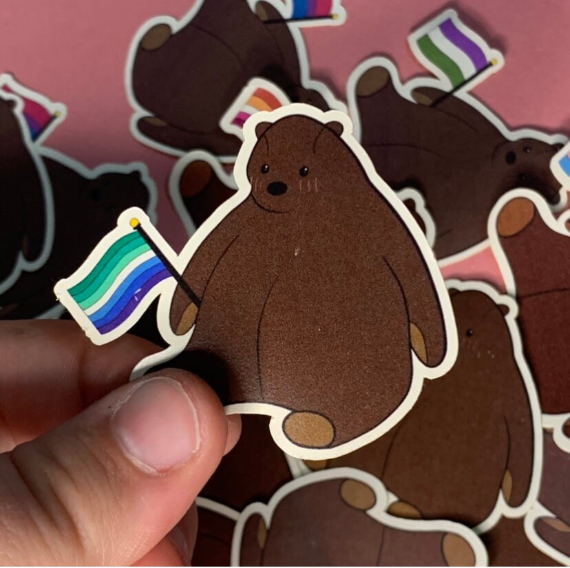 Djungelskog Ikea Bear Pride Sticker - Etsy UK