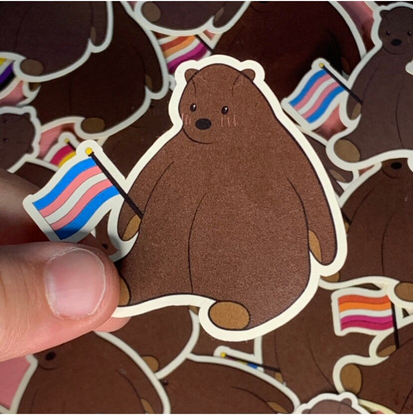 Djungelskog Ikea Bear Pride Sticker - Etsy UK