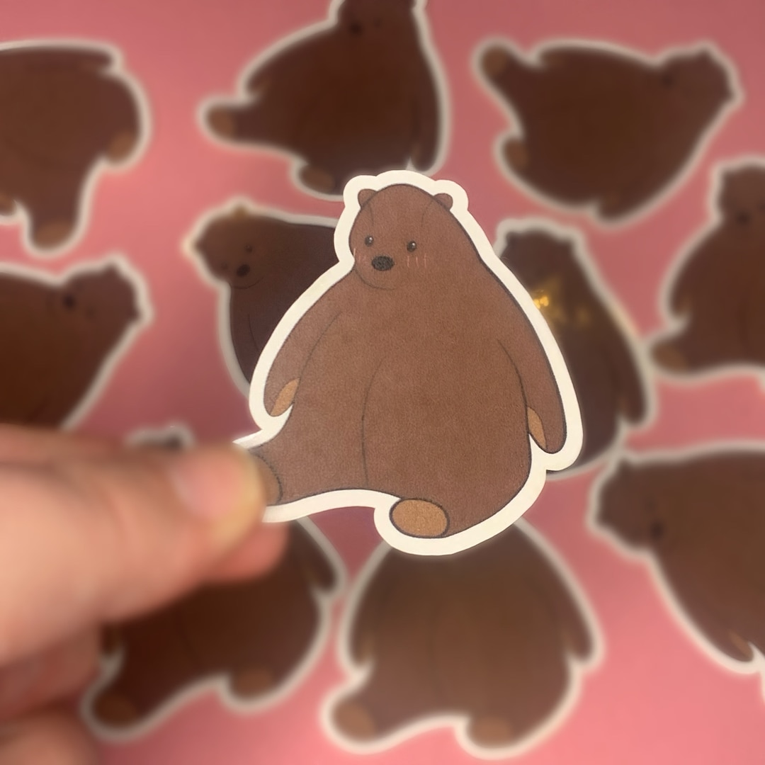 Djungelskog Ikea Bear Sticker - Etsy
