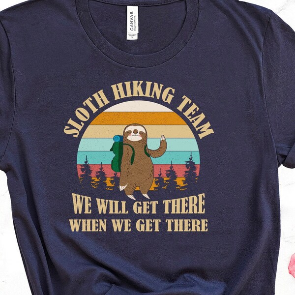 Sloth Hiking Team - Etsy