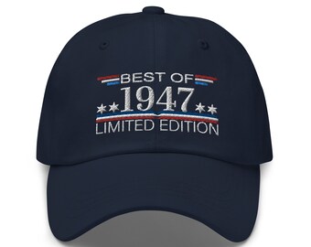 75th Birthday Cap - Etsy