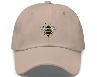 Bee Baseball Cap, Embroidered Bumble Bee Hat, Save the Bees Cap, Queen ...