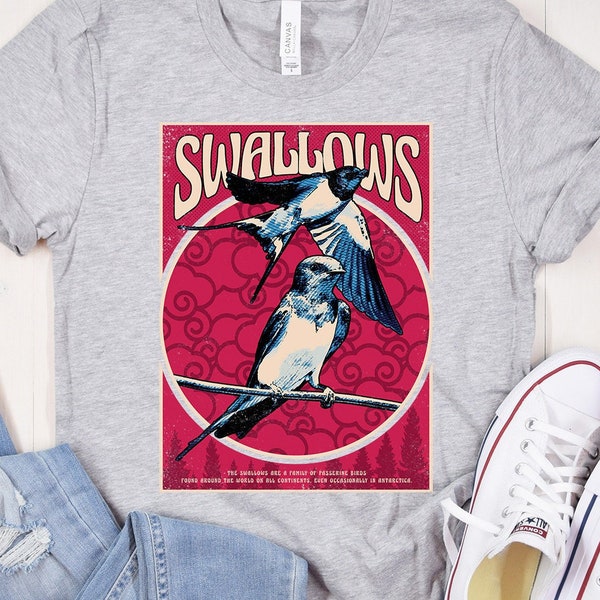 Girl Swallow Shirt - Etsy