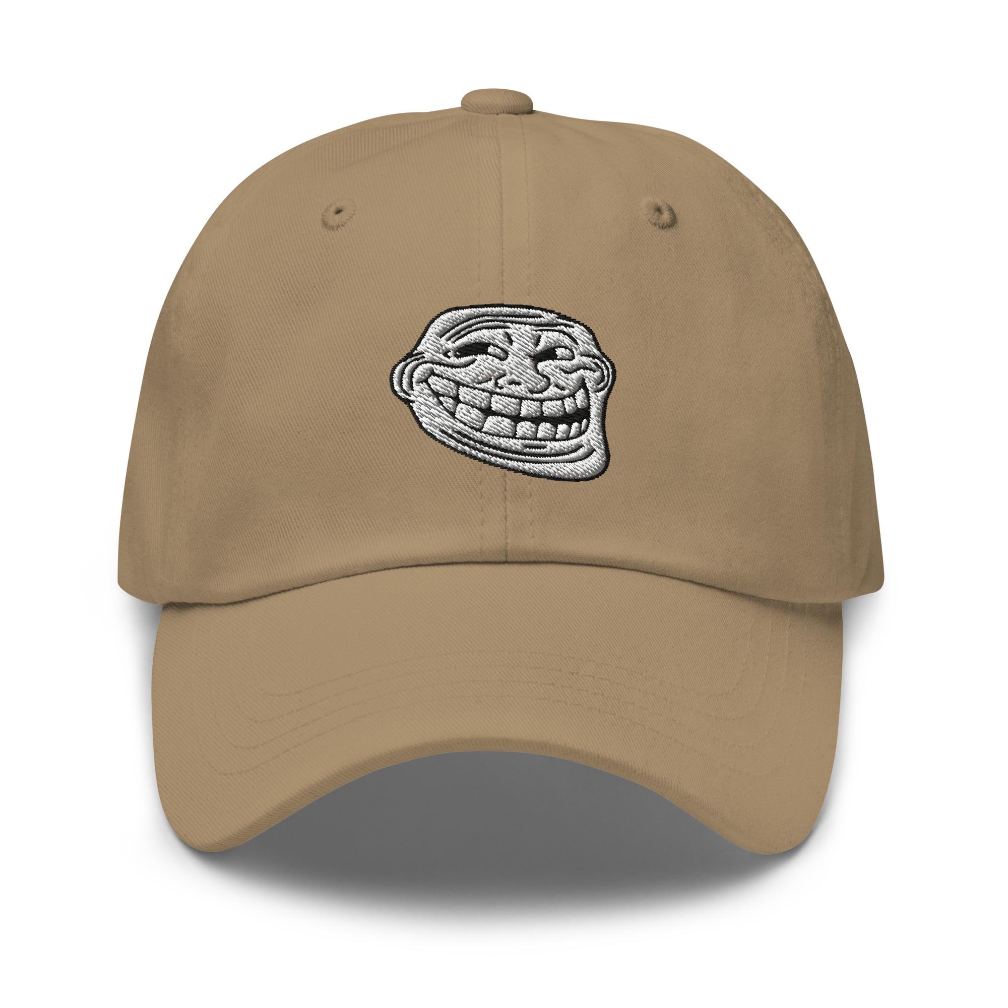 Trollface Meme Coolface Embroidery Baseball Dad Hat - Etsy