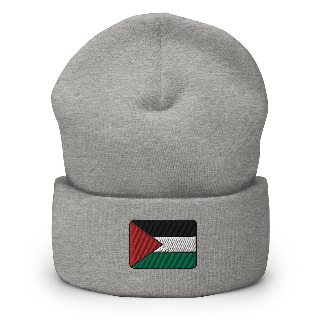 Palestine Beanie Hat, Palestinian Country Gift, Embroidered Palestinian ...