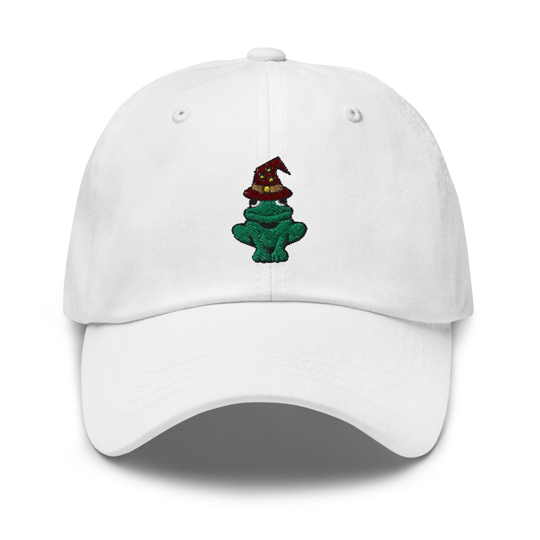 Wizard Frog Dad Hat, Magical Wizard Toad Cap, Embroidered Unisex Hat ...