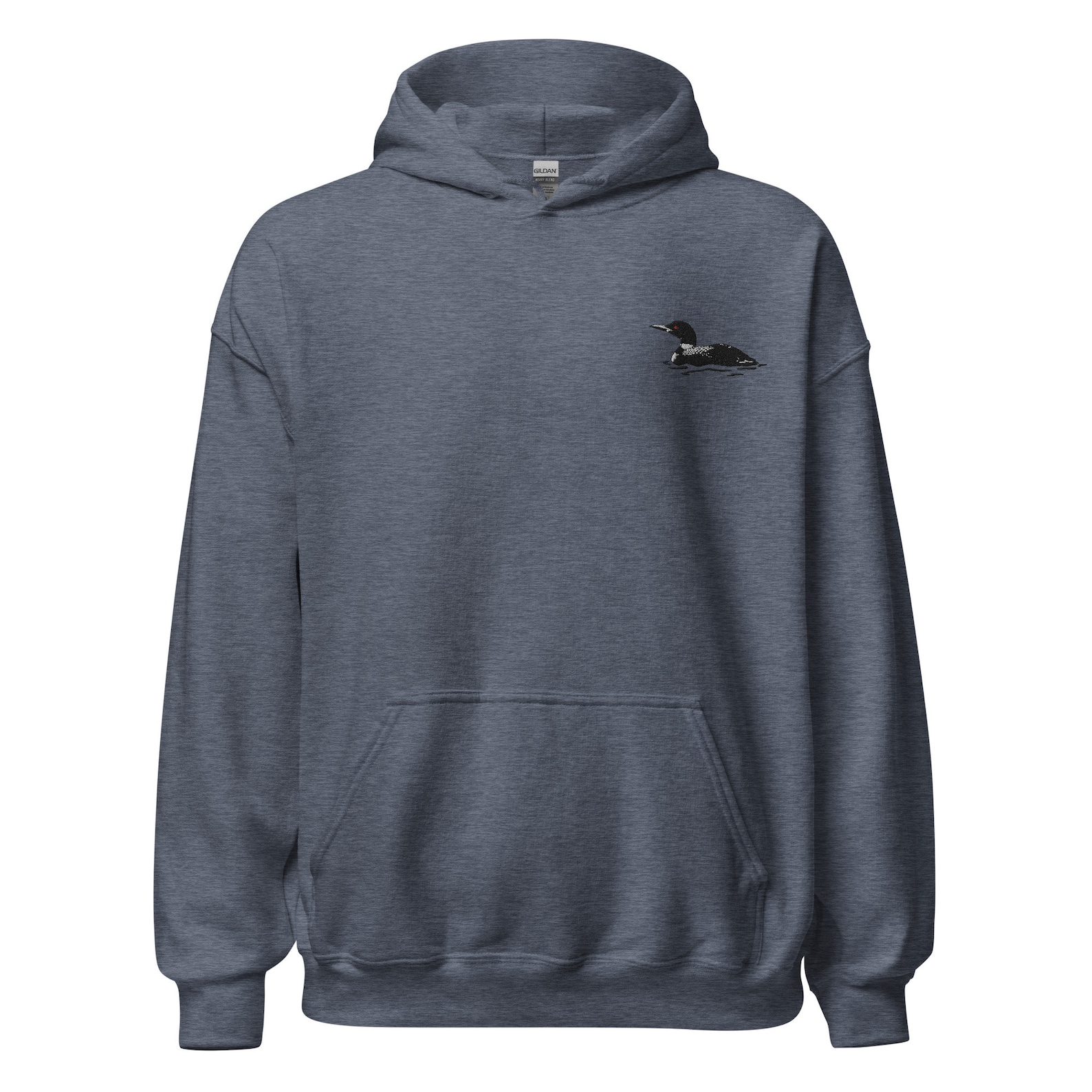 Embroidered Loon Hoodie: Unisex Bird Watcher Gift - Etsy