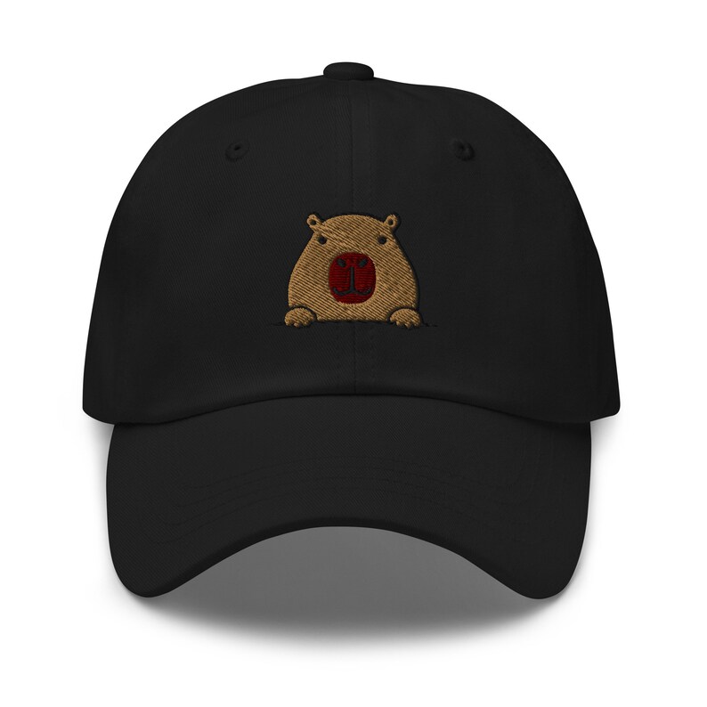 Embroidered Capybara Dad Hat: Adjustable Unisex Baseball Cap - Etsy