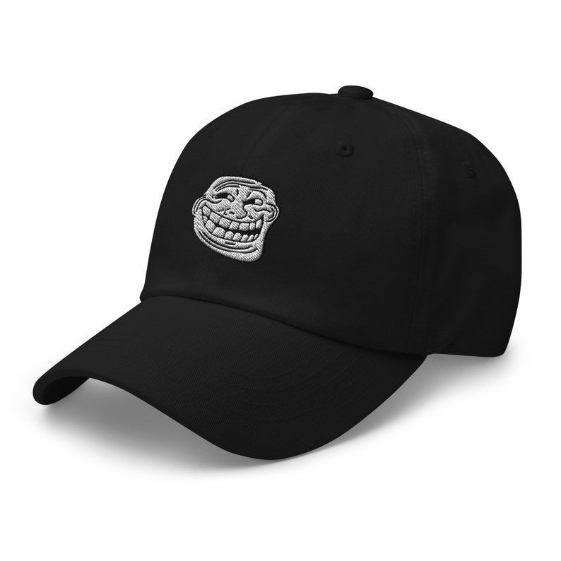 Trollface Meme Coolface Embroidery Baseball Dad Hat - Etsy