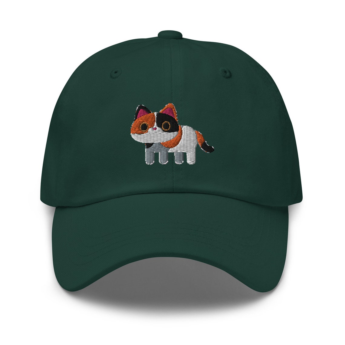 Cute Calico Cat Dad Hatcalico Khaki Capdomestic Patches Pet - Etsy