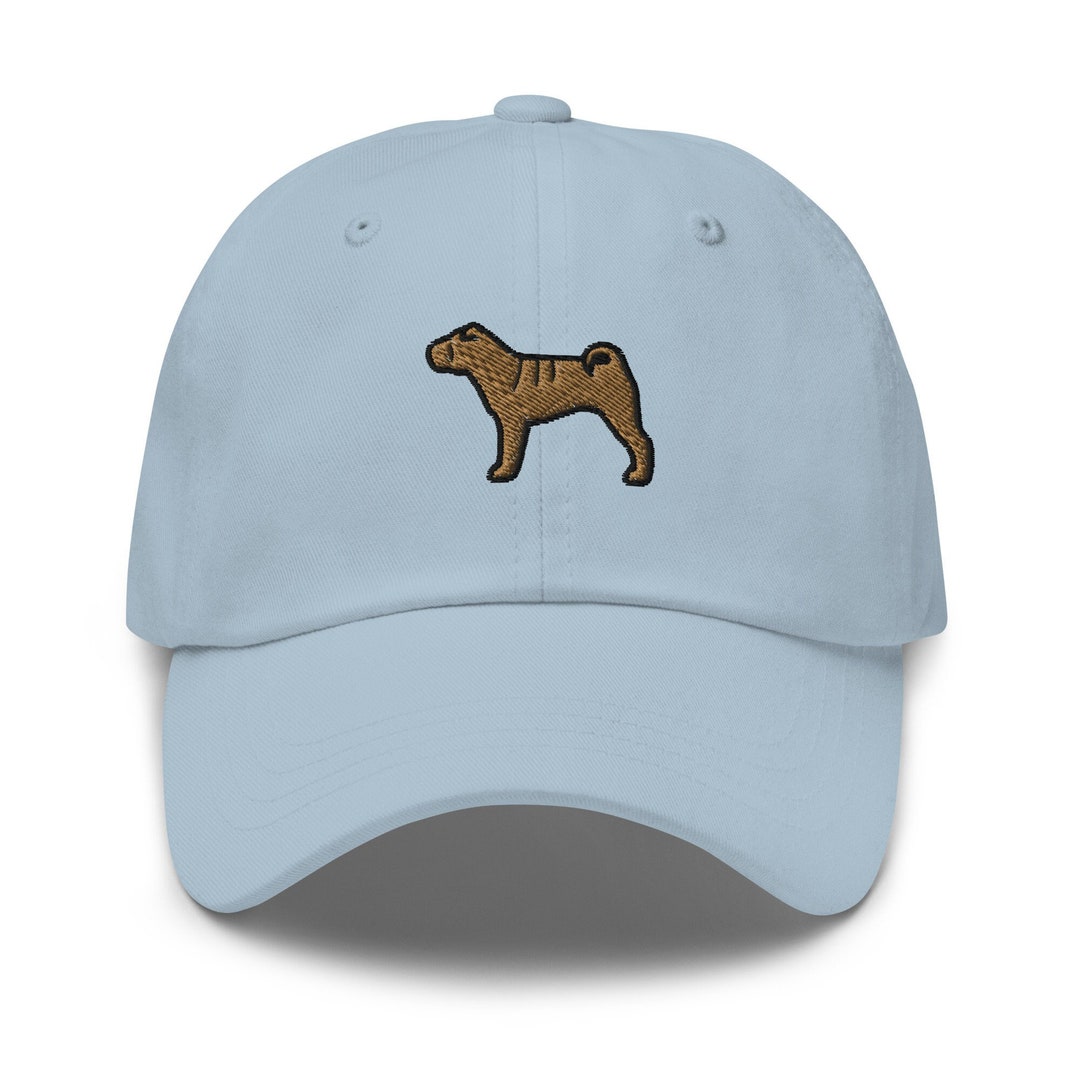 Shar Pei Dog Hat, Shar Pei Hat, SPD Dog Cap, Dog Embroidered Baseball ...