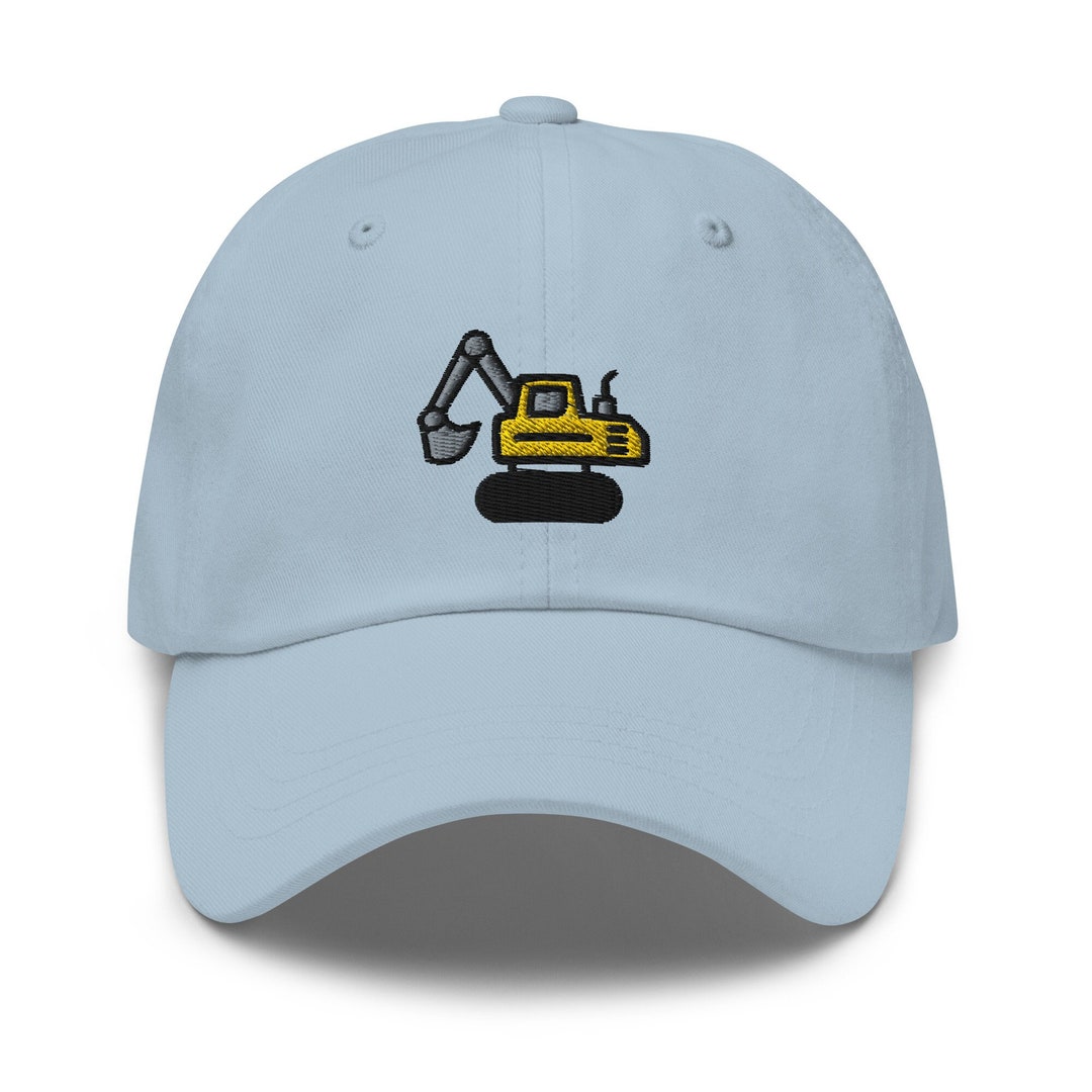 Embroidered Bulldozer Dad Hat: Unisex Construction Baseball Cap - Etsy