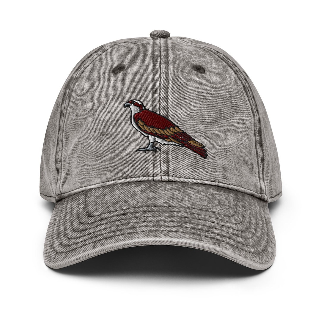 Embroidered Osprey Bird Cap: Vintage Cotton Twill Wildlife Hat - Etsy