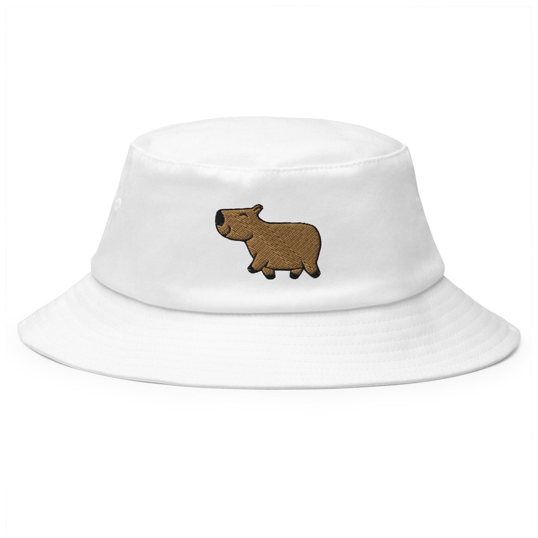 Capybara Embroidered Bucket Hat Capybara Hat Ok I Pull Up - Etsy