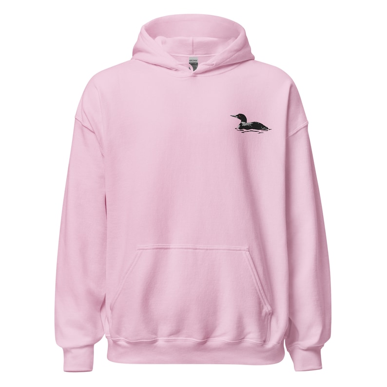 Embroidered Loon Hoodie: Unisex Bird Watcher Gift - Etsy