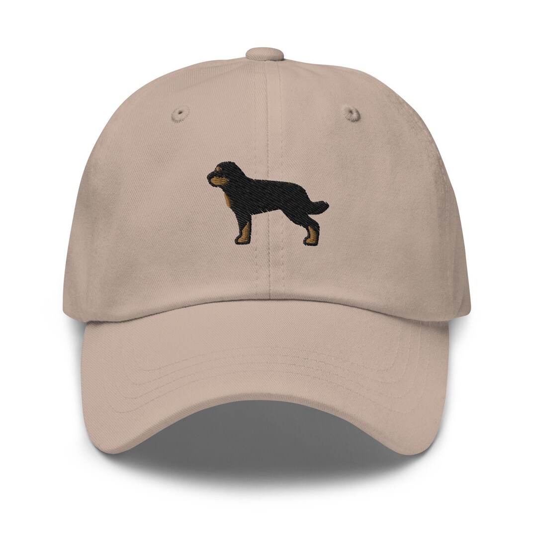 Rottweiler Dog Embroidered Dad Hat, Baseball Cap, Rottweiler Hat ...