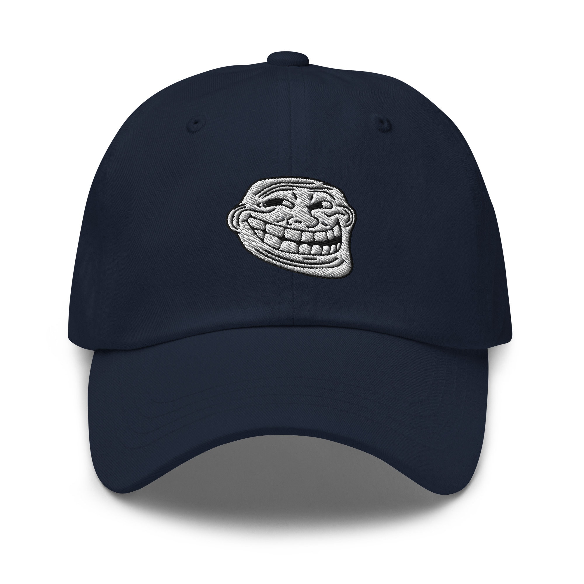 Trollface Meme Coolface Embroidery Baseball Dad Hat - Etsy