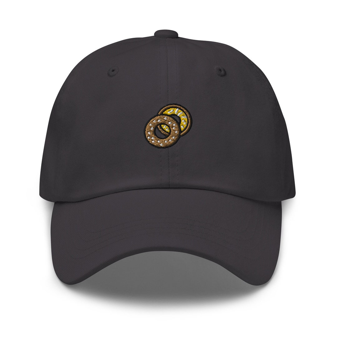 Embroidered Bagel Dad Hat: Adjustable Cotton Twill Cap - Etsy