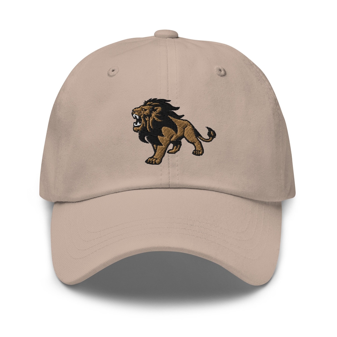 Lion Roar Embroidered Dad Hat, Gift for Lion Lovers, Wildlife Animal ...