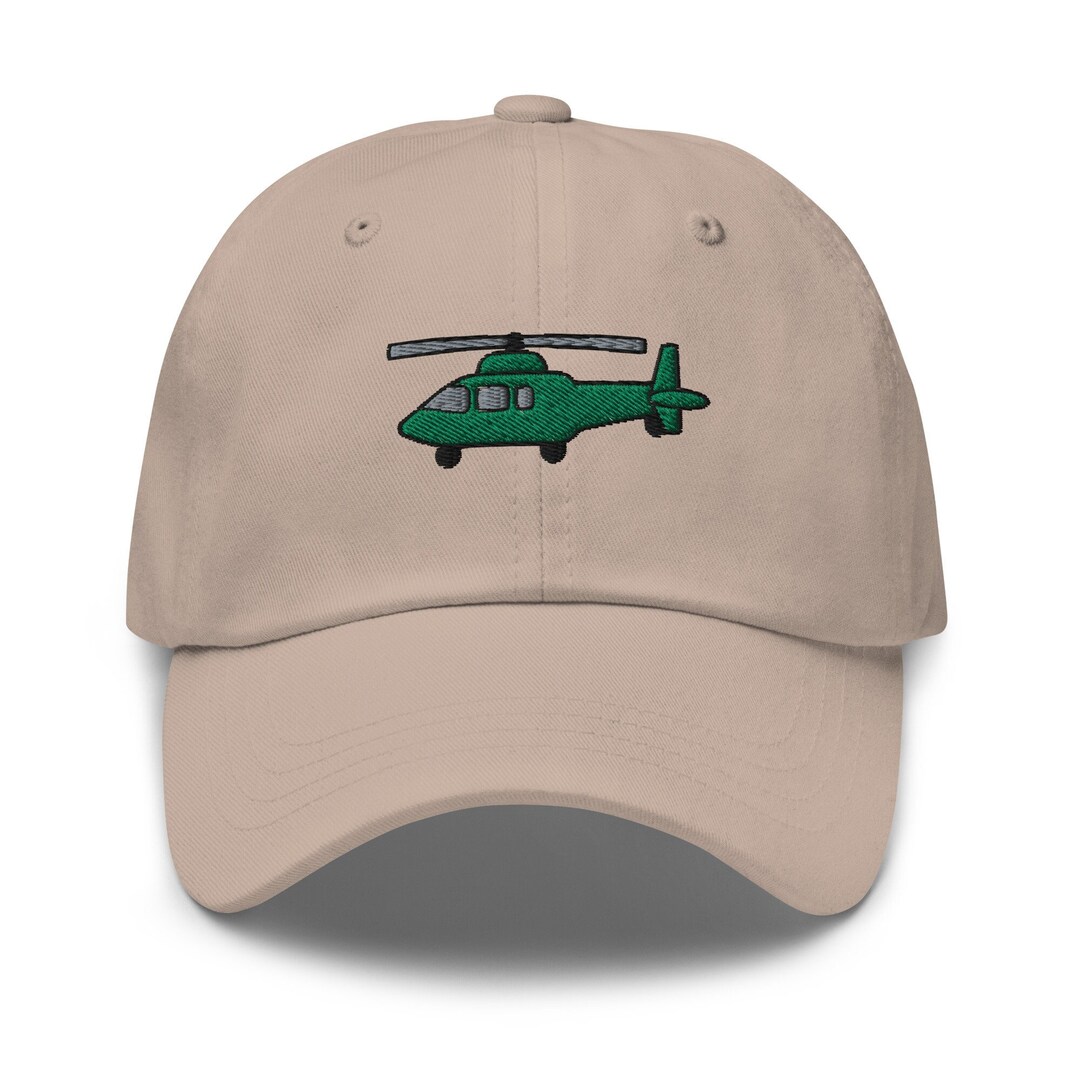 Military Helicopter Embroidered Cap, Cute Gift for Army Lover Unisex ...