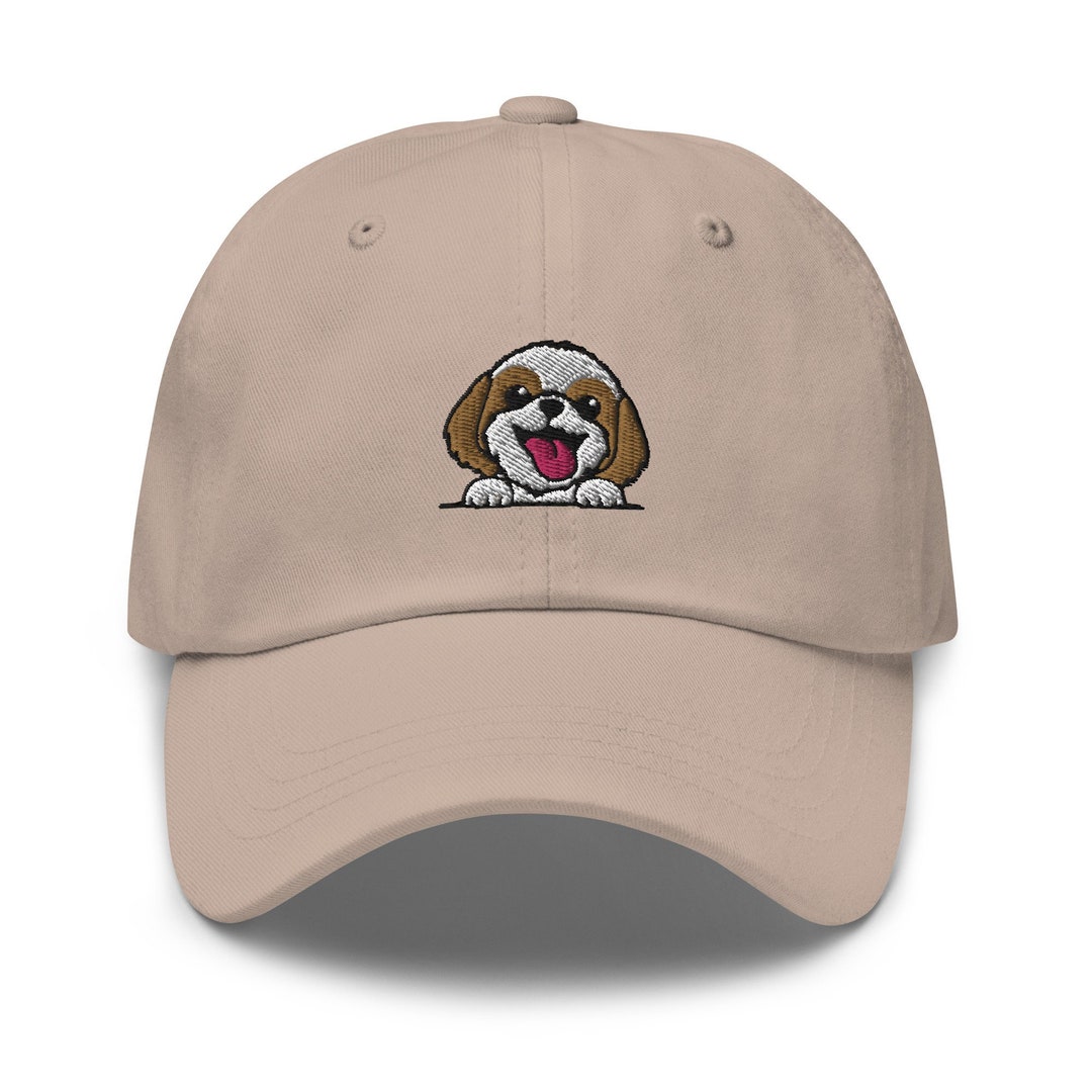 Shih Tzu Embroidered Dad Hat, Shih Tzu Gifts, Dog Hat, Shih Tzu Owner ...