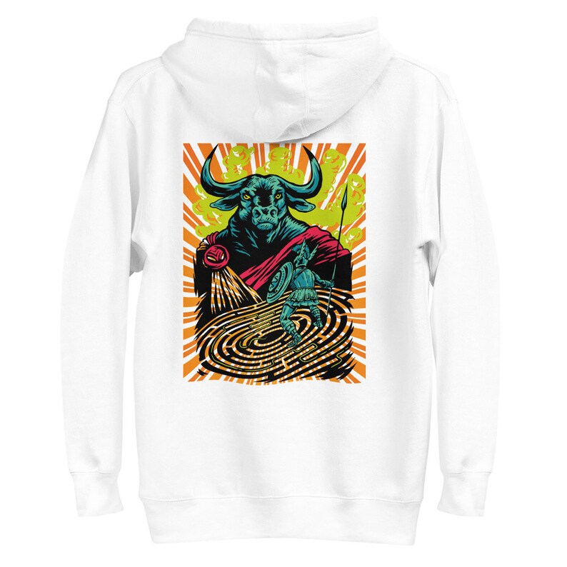 Minotaur Greek Mythology Hoodie Minotaur Monster Mythical - Etsy