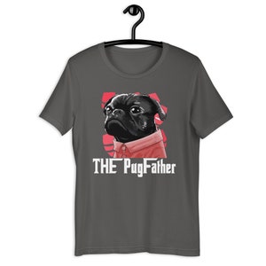 The Coolest Pugfather Shirt, Pug Gift, Pug Dad Shirt, Pug Lover Gift ...