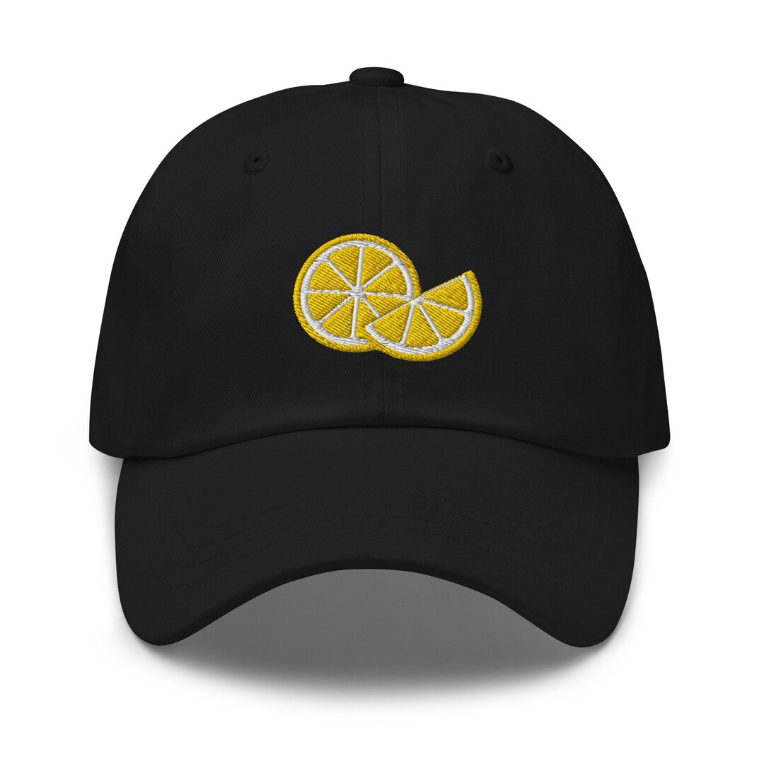 Lemon Slice Embroidered Dad Hat, Baseball Dad Cap, Lemon Lovers Gifts ...