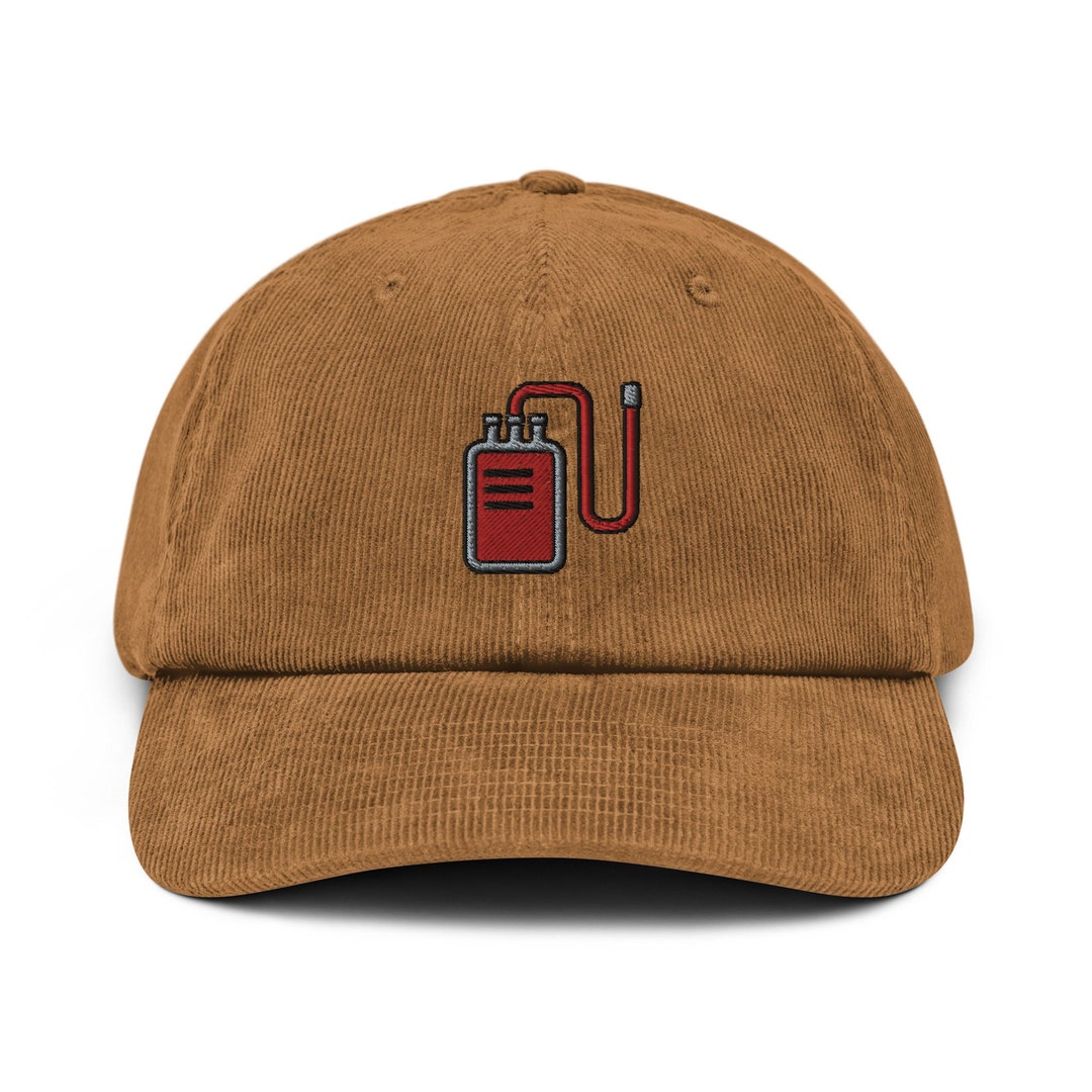 Blood Bag Corduroy Hat, Blood Donor Gift Hat, Medical Staff Gift, Funny ...
