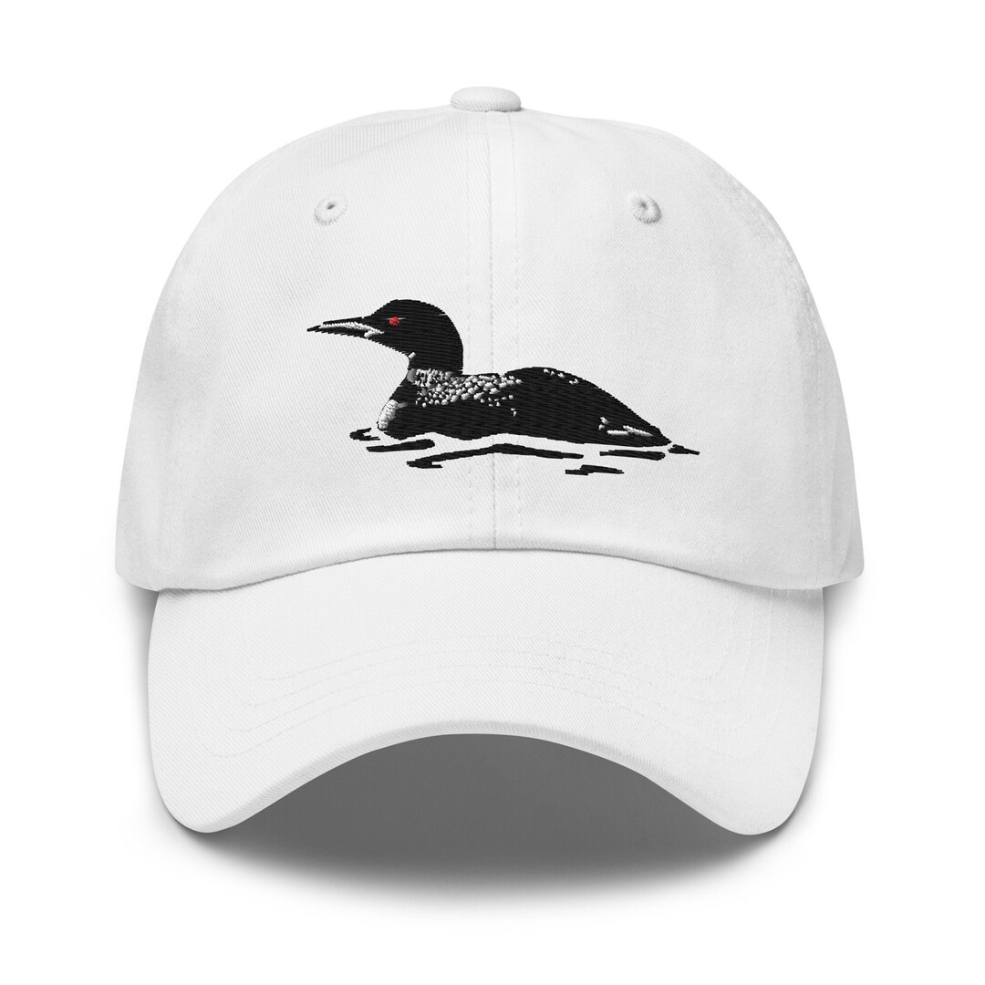Embroidered Loon Bird Hat: Wildlife Baseball Cap - Etsy