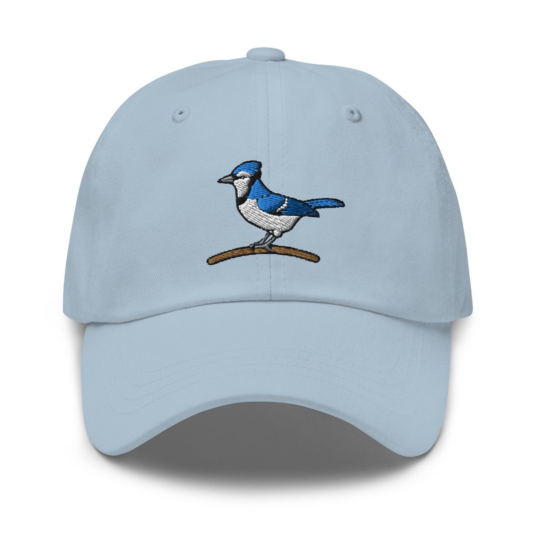 Blue Jay Embroidered Hat, Wildlife, Nature Hat, Cute Gift for Bird ...