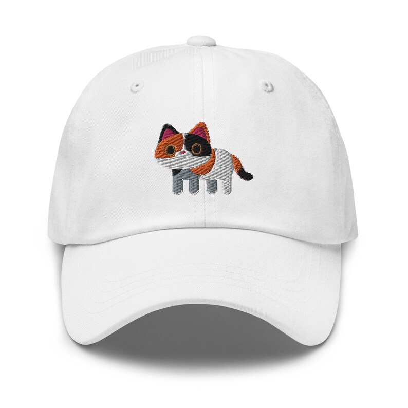 Cute Calico Cat Dad Hatcalico Khaki Capdomestic Patches Pet - Etsy
