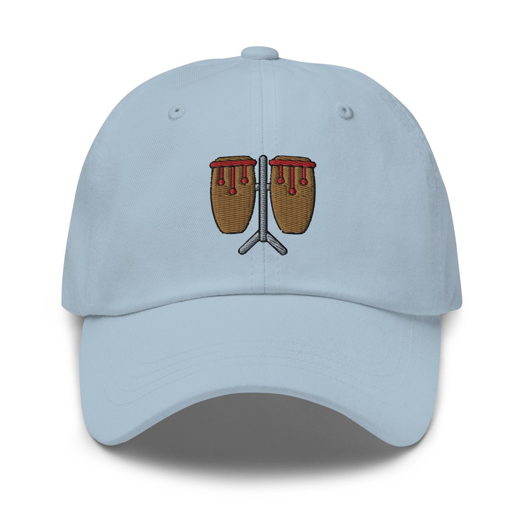 Bongo Drums Embroidered Dad Hat, Gift for Drum Lovers, African Music ...