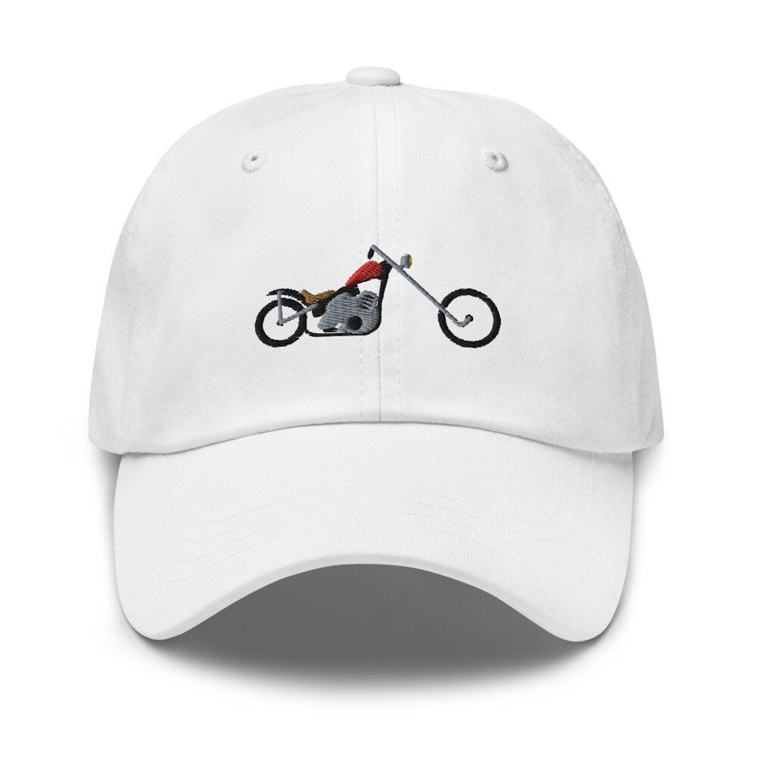Chopper Motorcycle Embroidered Baseball Dad Hat,county Choppers Hat ...