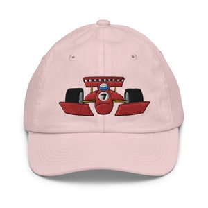 Toddler Race Car Embroidered Baseball Cap: Kids Cotton Twill Hat - Etsy