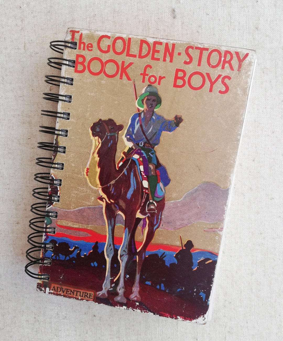 Old Book Notebook the Golden Story Book for Boys 1933 - Etsy